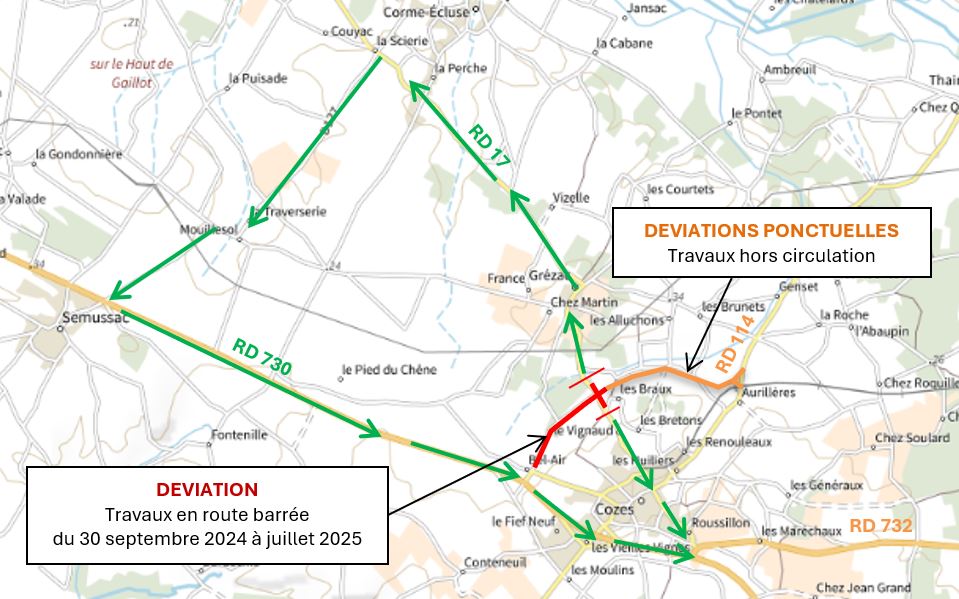 Contournement Nord de Cozes : démarrage des travaux | La Charente ...